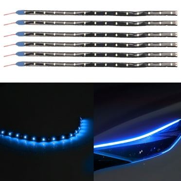 LED RGB Strip Under Car Tube Underglow Underbody System Neon Lights ...