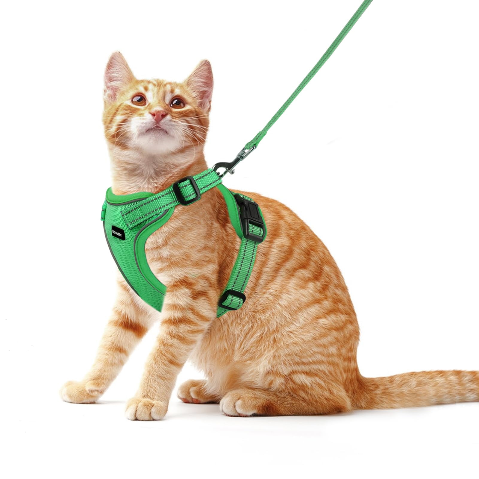 Rttochfy Cat Harness and Leash Set, Adjustable and Reflective Cat Vest ...