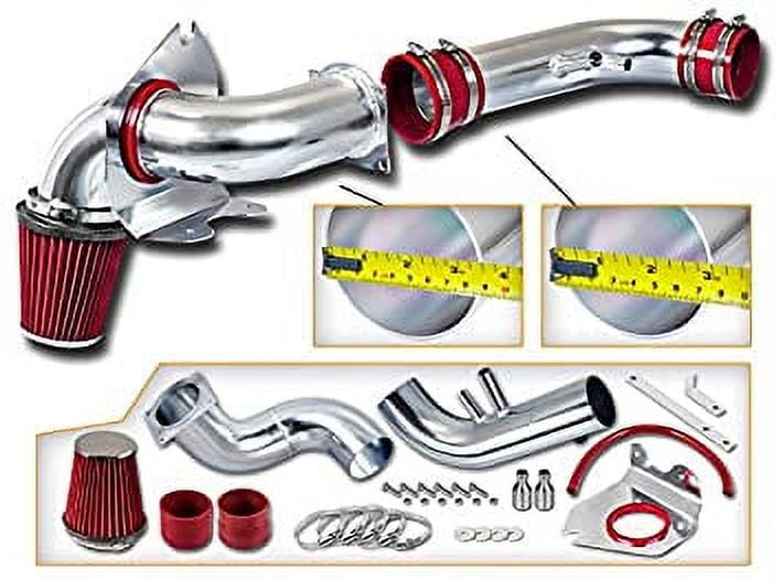 Rtunes Racing Cold Air Intake Kit + Filter Combo RED Compatible For 96 ...