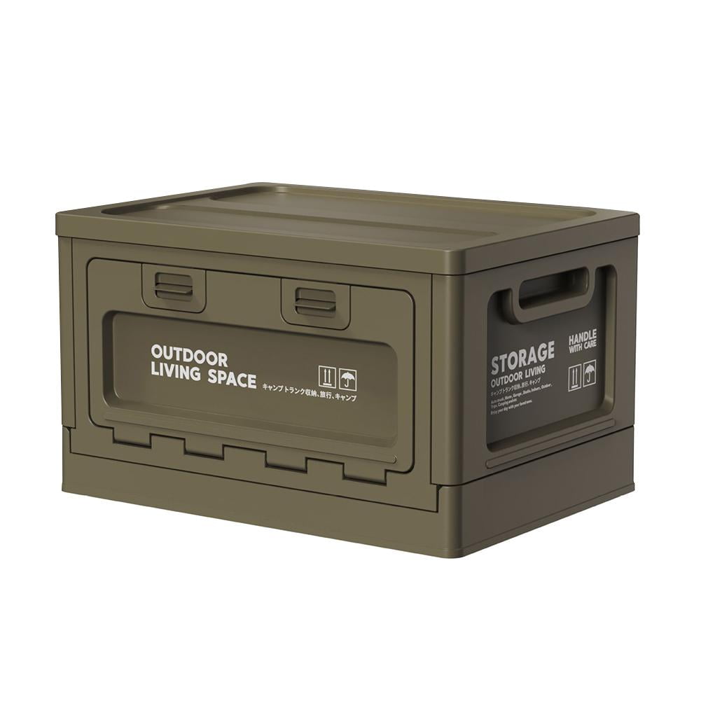 Rtyweth Outdoor Storage Box Camping Folding Box Camping Organizer Car ...