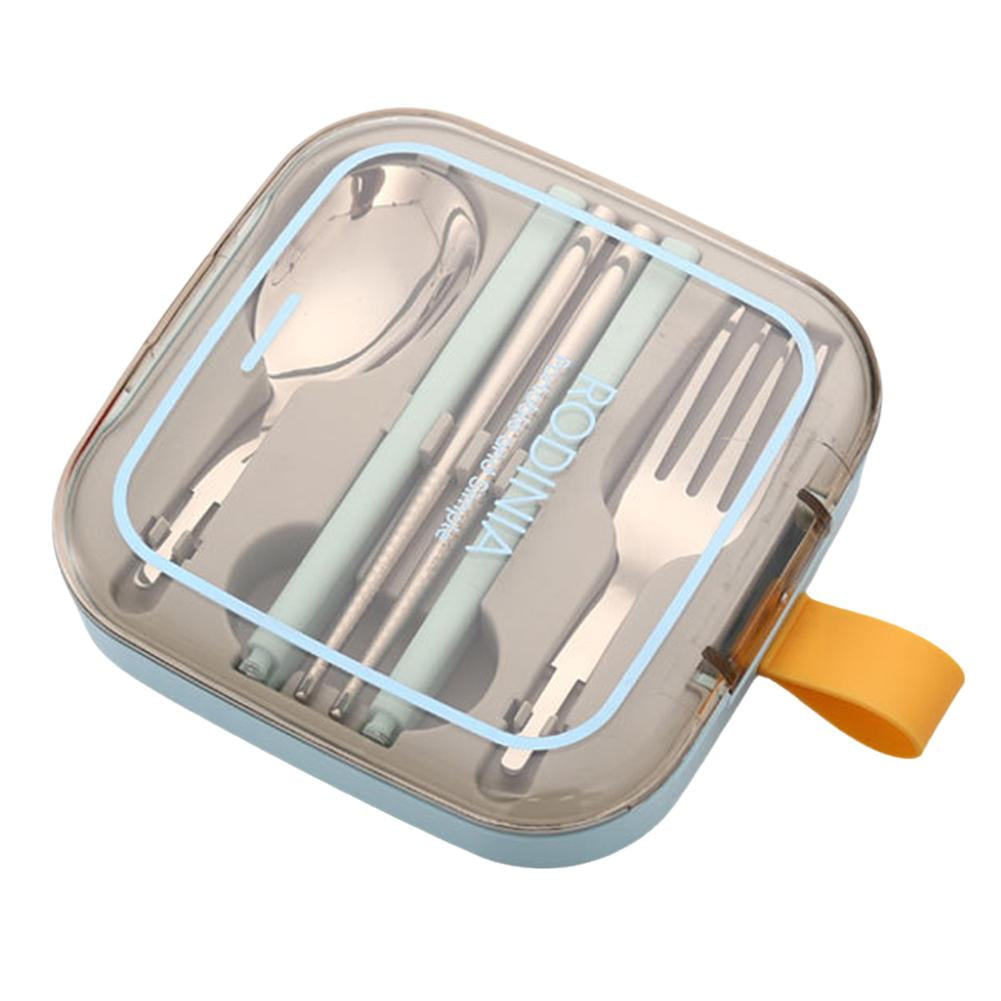 Rtyweth Portable Travel Utensils Set with Case, Foldable Portable ...