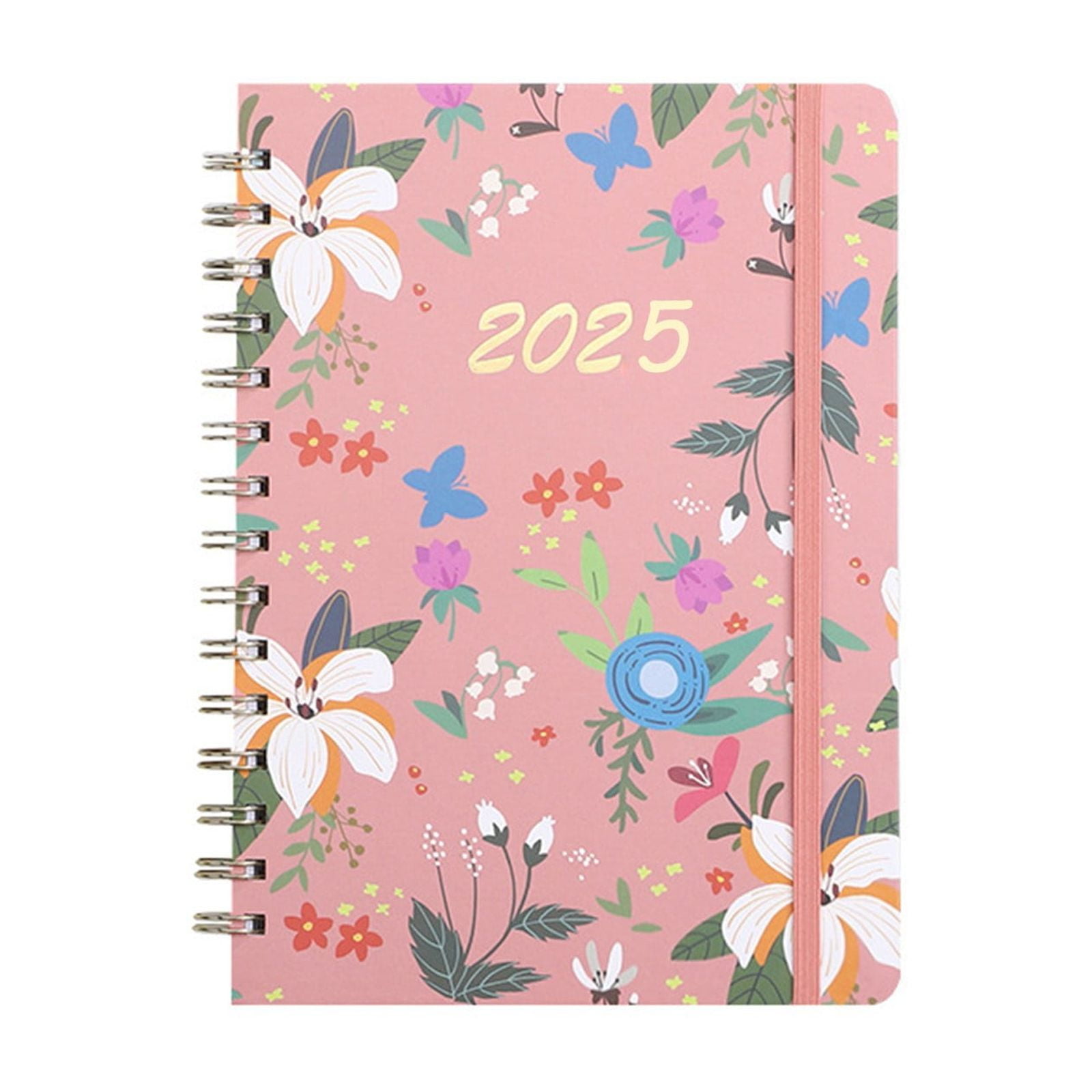 RuWeoMaa 2025 Personalized Weekly And Monthly Planner Flower Schedule ...
