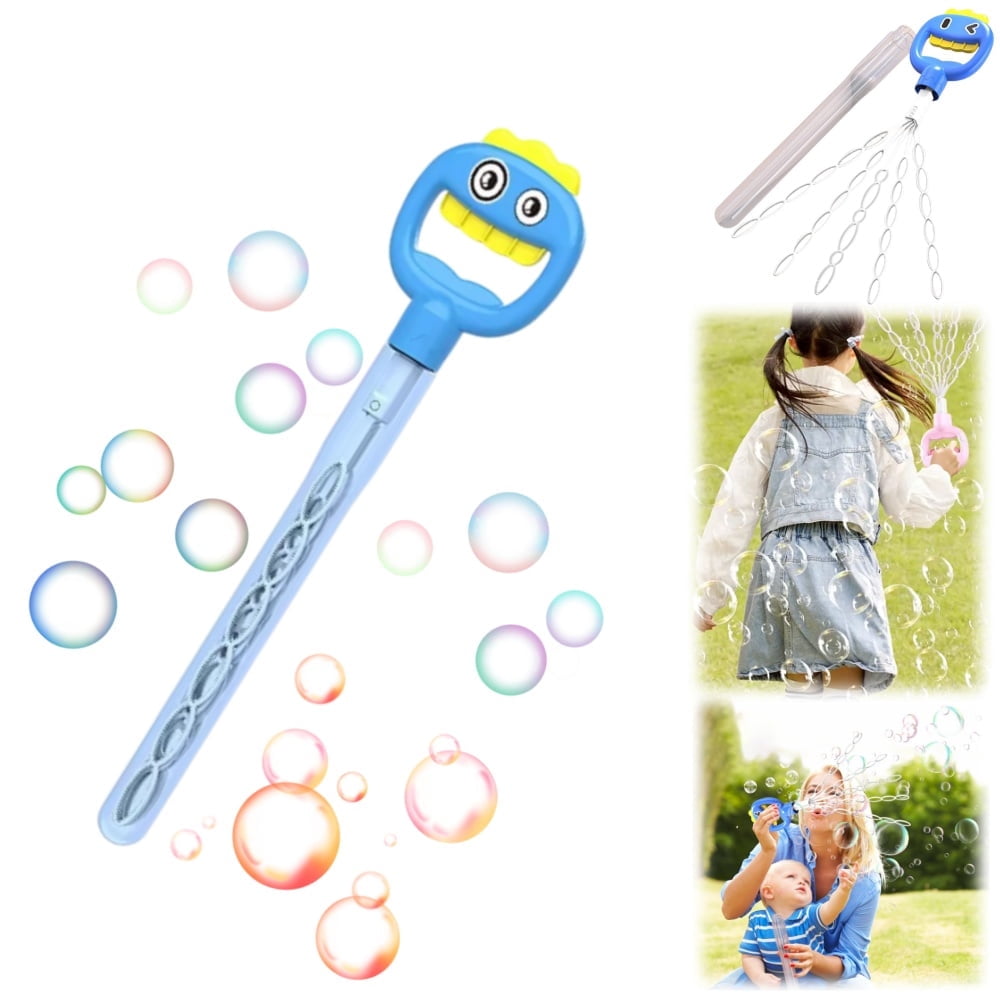 RuWeoMaa 32-Hole Smiley Face Bubble Wand with Five Claws, 32-Hole ...