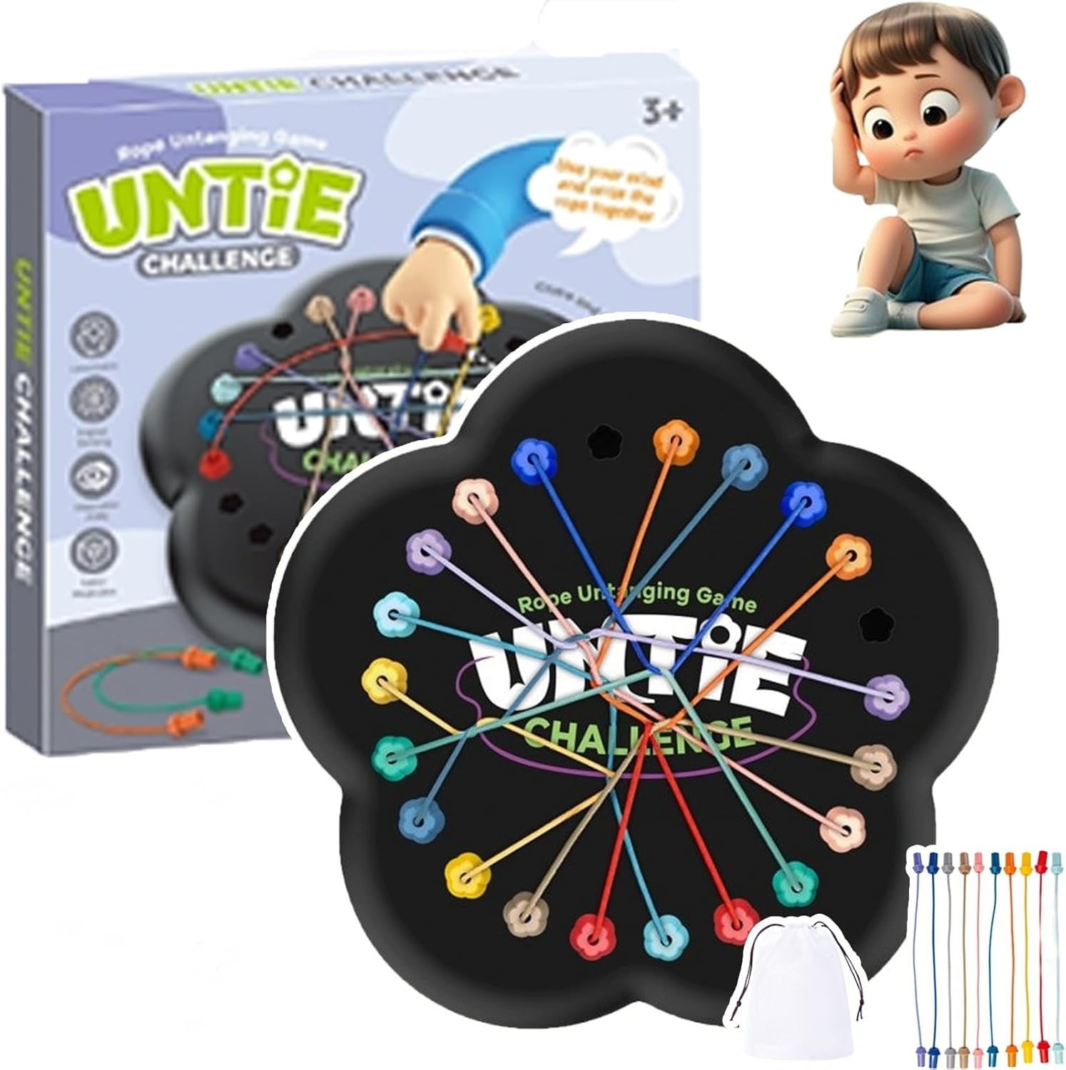 RuWeoMaa Brainy Knots Game, Brain Knots Game, Brainy Knots Rope ...