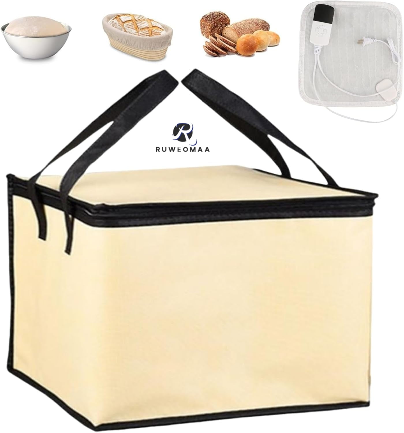 RuWeoMaa Bread Proofing Box, Dough Box Making Bread, Insulated Warming ...