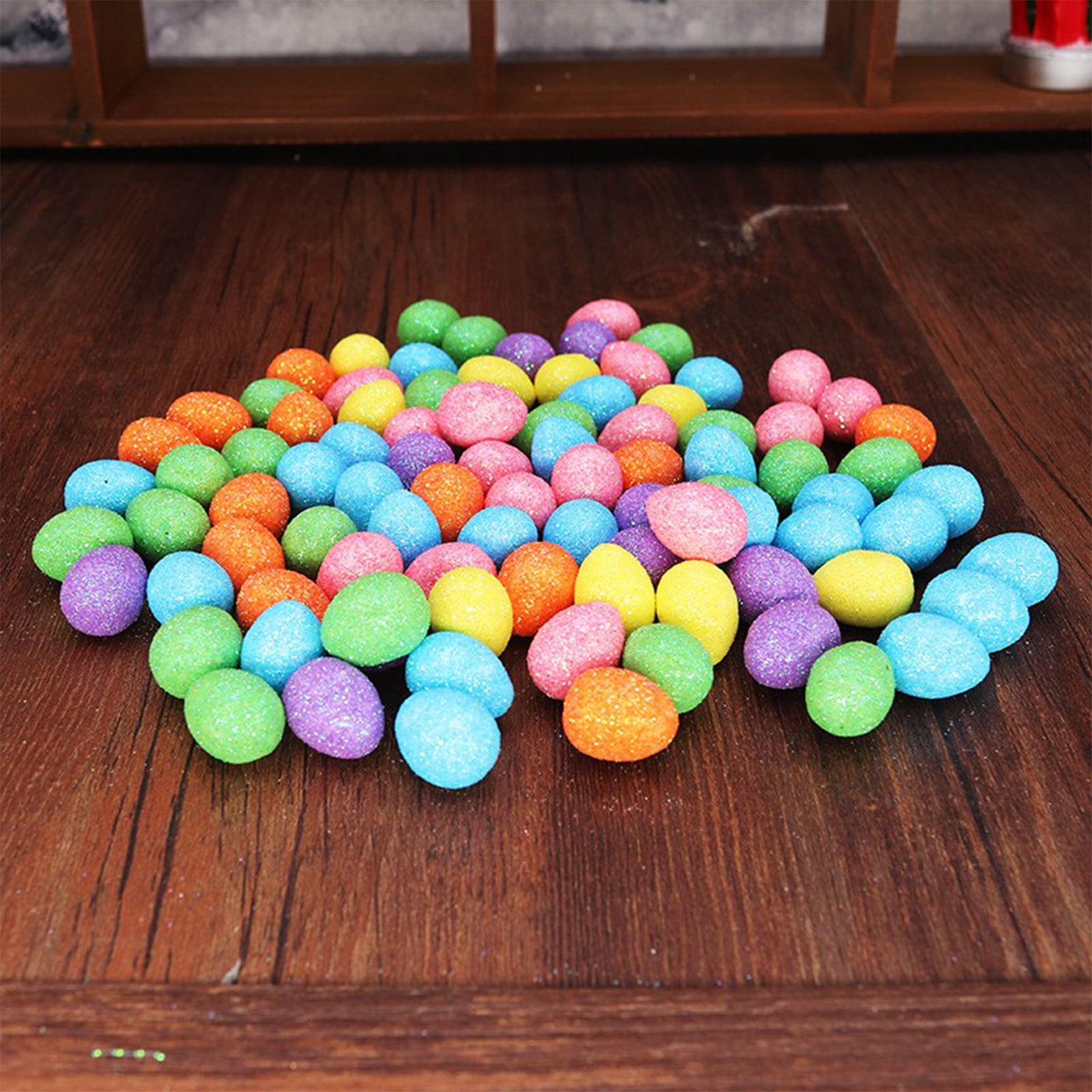 RuWeoMaa Eggs Plastic Easter Eggs Fillable Surprise Empty Eggs For ...