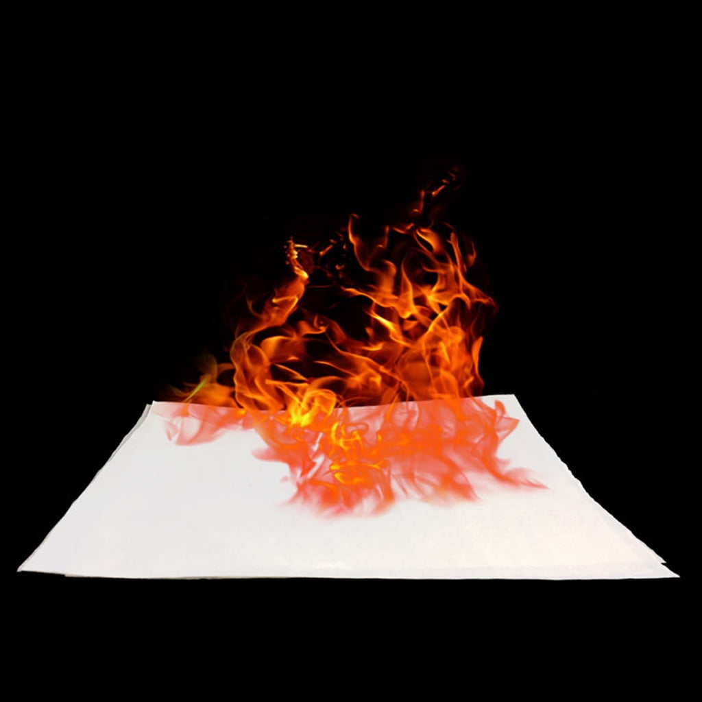 RuWeoMaa Flash Paper Magic Sheets Fire,Glitter Fire Paper Magic Props ...