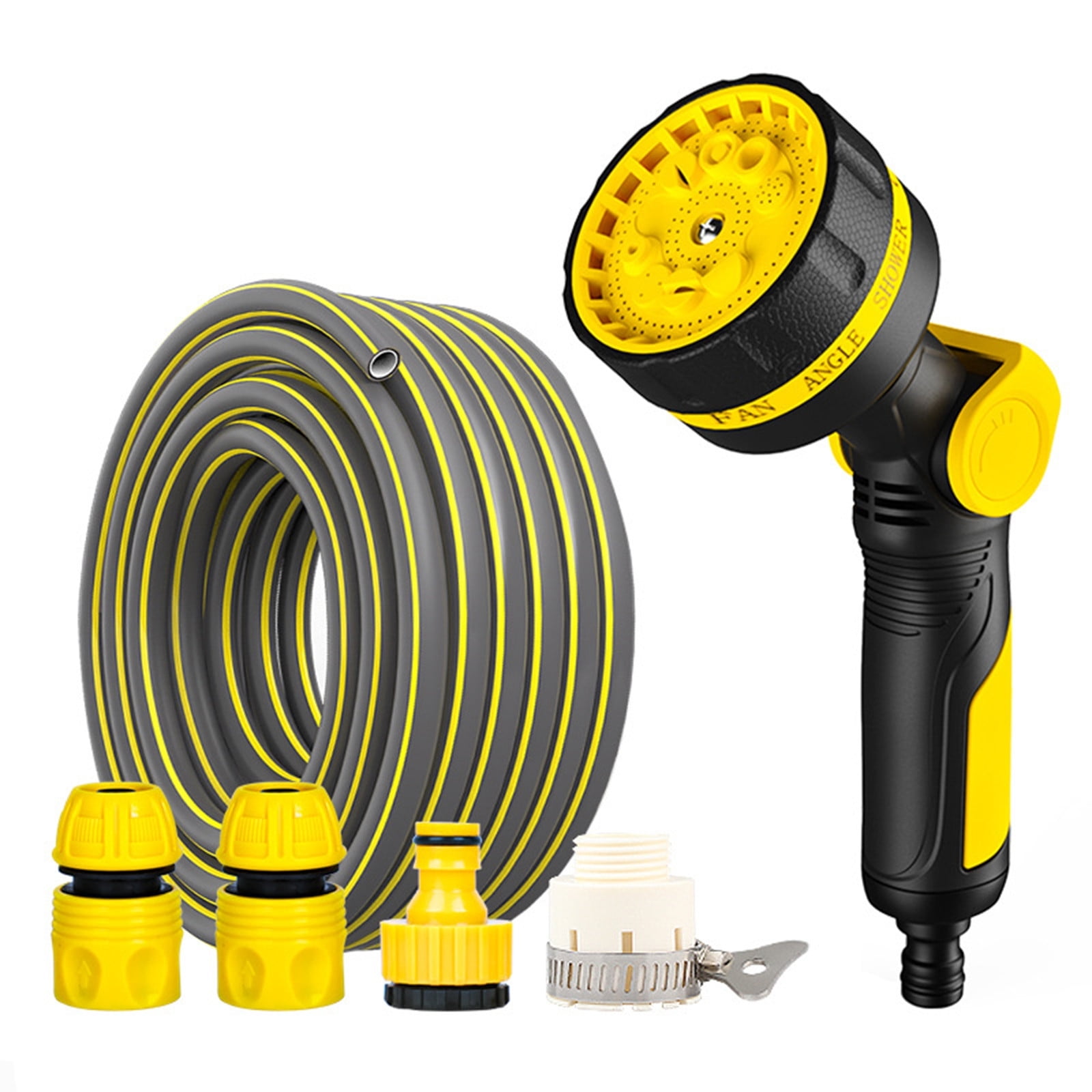 RuWeoMaa Garden-Hose-Nozzle / Sprayer Heavy Duty - Expandable Garden ...