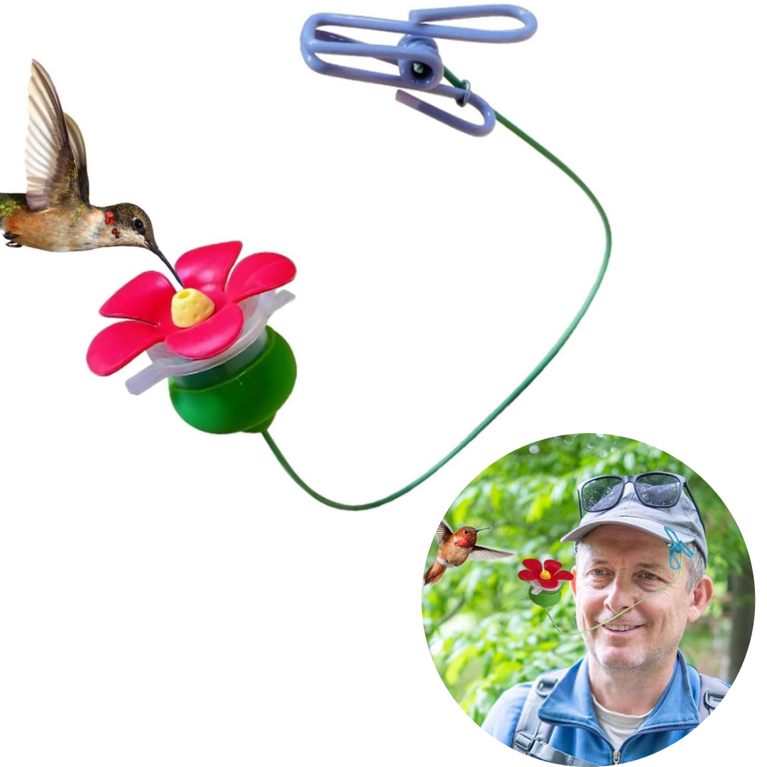 RuWeoMaa Hat Clip Hummingbird Feeder, Hat Clip Hummingbird Feeder ...