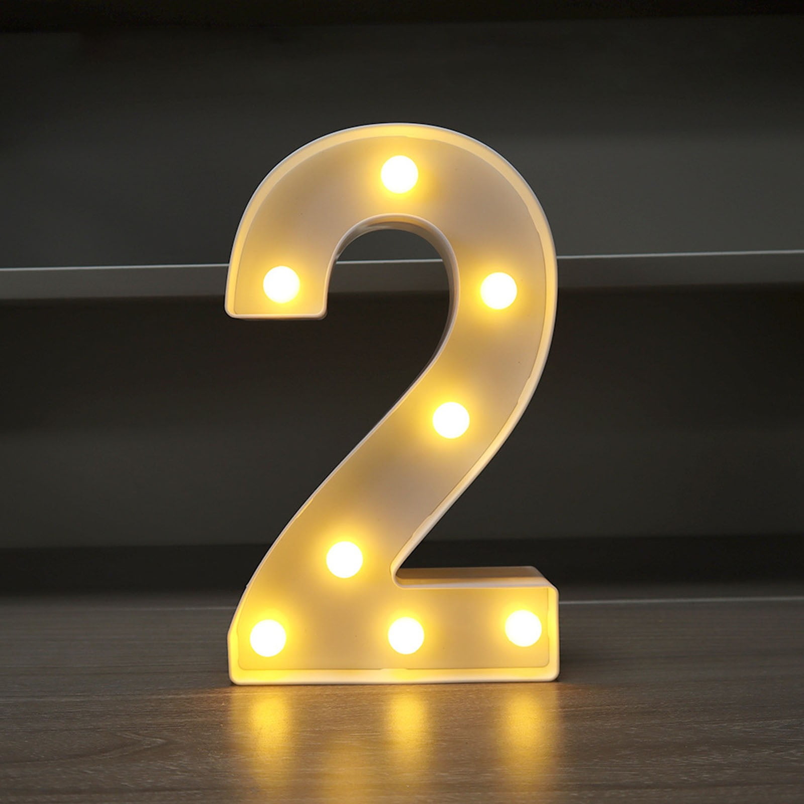 RuWeoMaa Marquee Light Up Numbers, Light Up Numbers for Baby Shower ...
