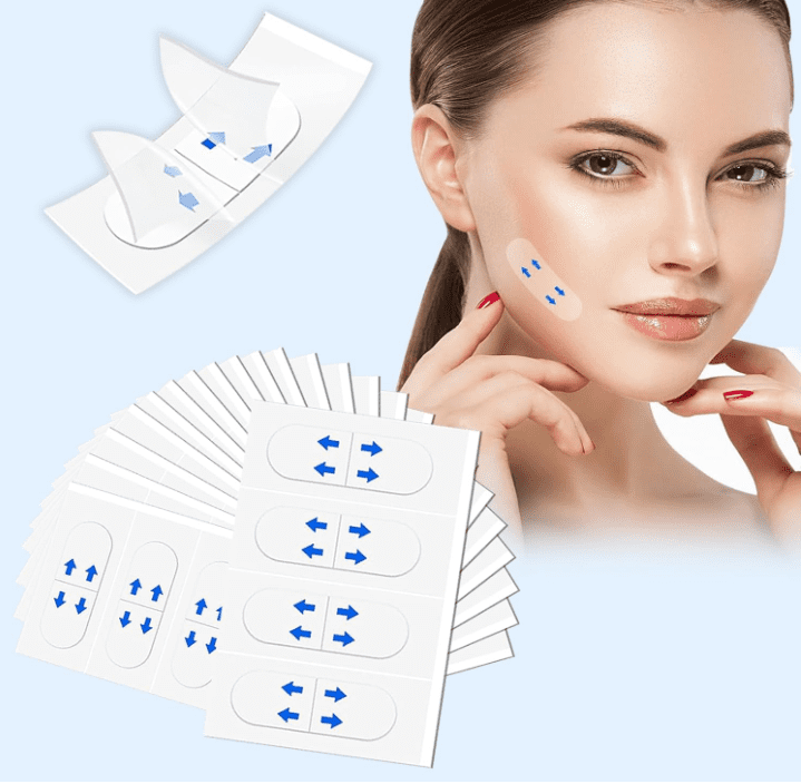 RuWeoMaa New Face Lift Tape, 160 Pcs Face Tape Lifting Invisible Neck ...