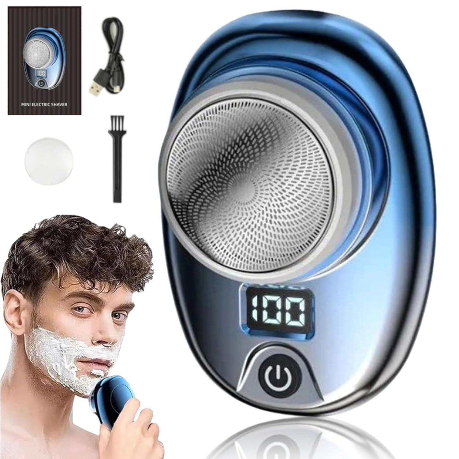 RuWeoMaa Pyrinov Shaver, Mini Portable Shaver, Mini-shave Portable ...