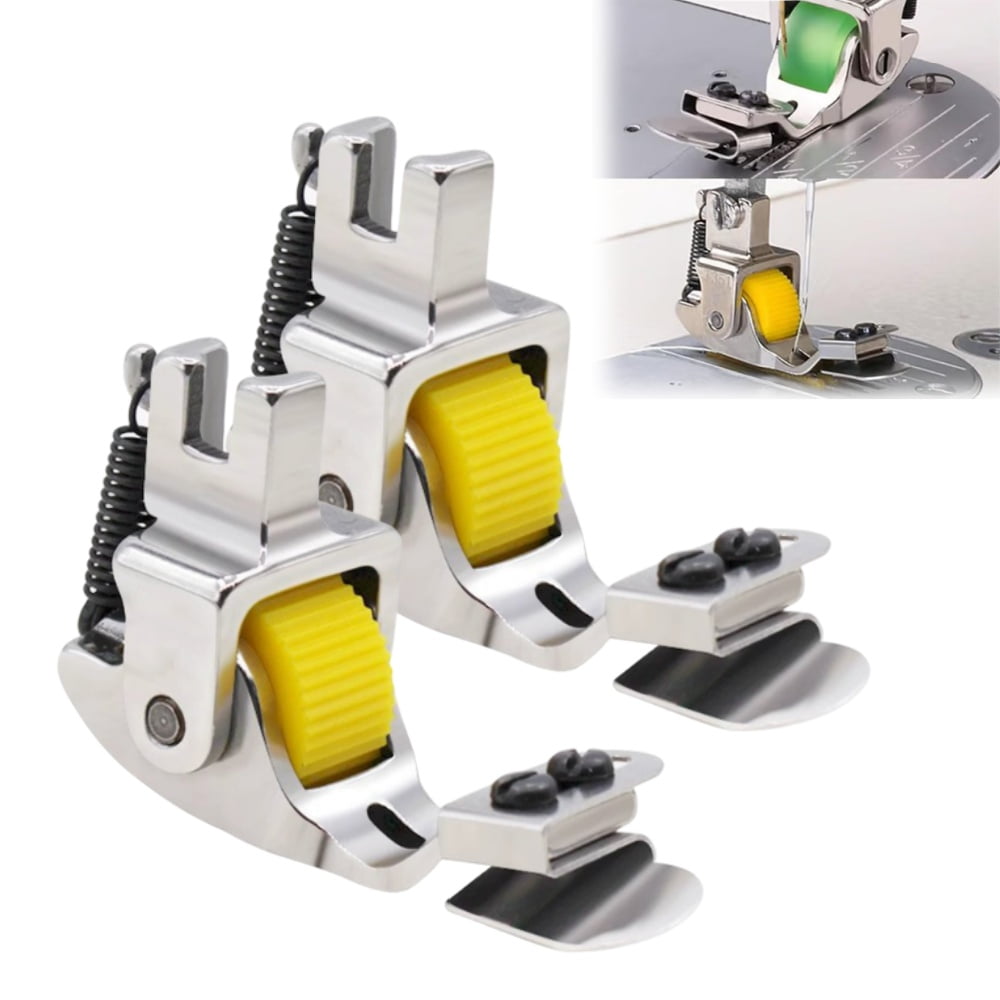RuWeoMaa Rolled Hemmer Presser Foot, Steel Sewing Foot, Versatile ...