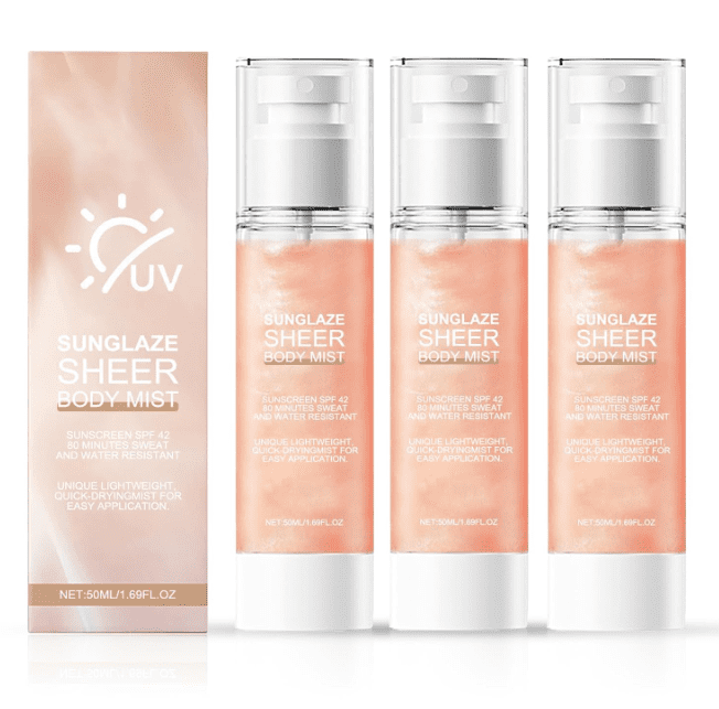RuWeoMaa Sheer Body Mist SPF 42 - Hydrating, Lightweight Spray Mist for ...