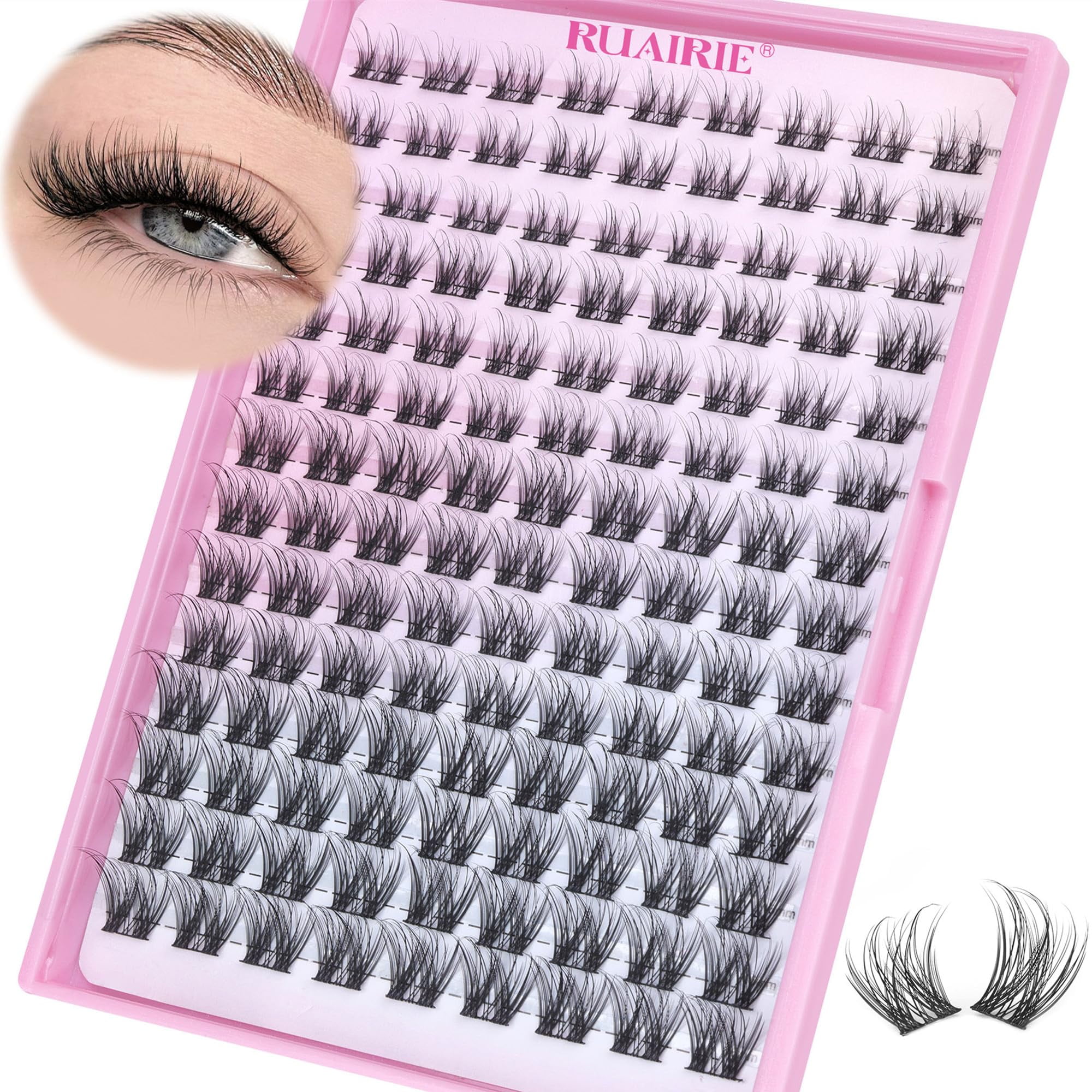 Ruairie Lash Clusters Eyelash Extensions Wispy Eyelash Clusters Lash ...