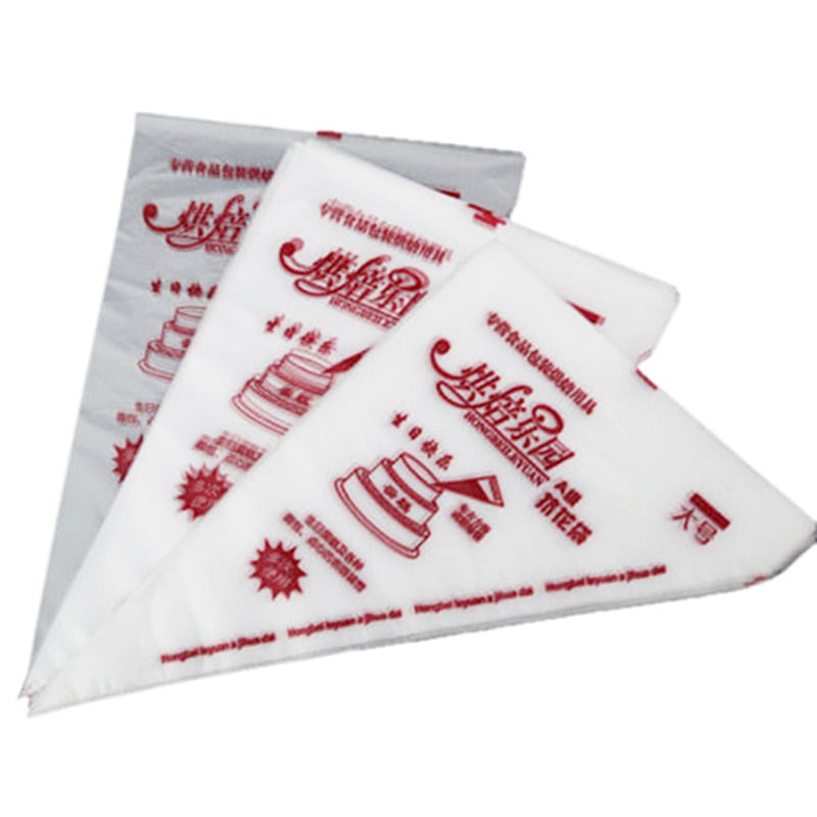 Ruanlalo 100 Pcs Disposable Plastic Icing Bags Cake Cream DIY ...