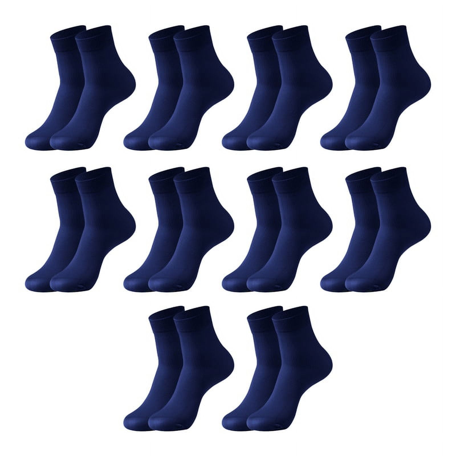 Ruanlalo 10Pairs Women Men Disposable Solid Color Thick Silk Socks for ...