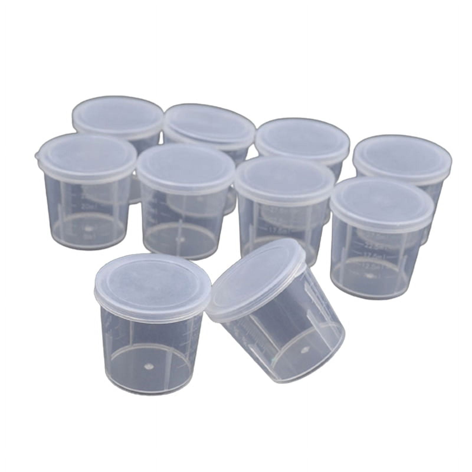 Ruanlalo 10Pcs Plastic Measuring Cups Lab Chemistry Kitchen Liquid ...