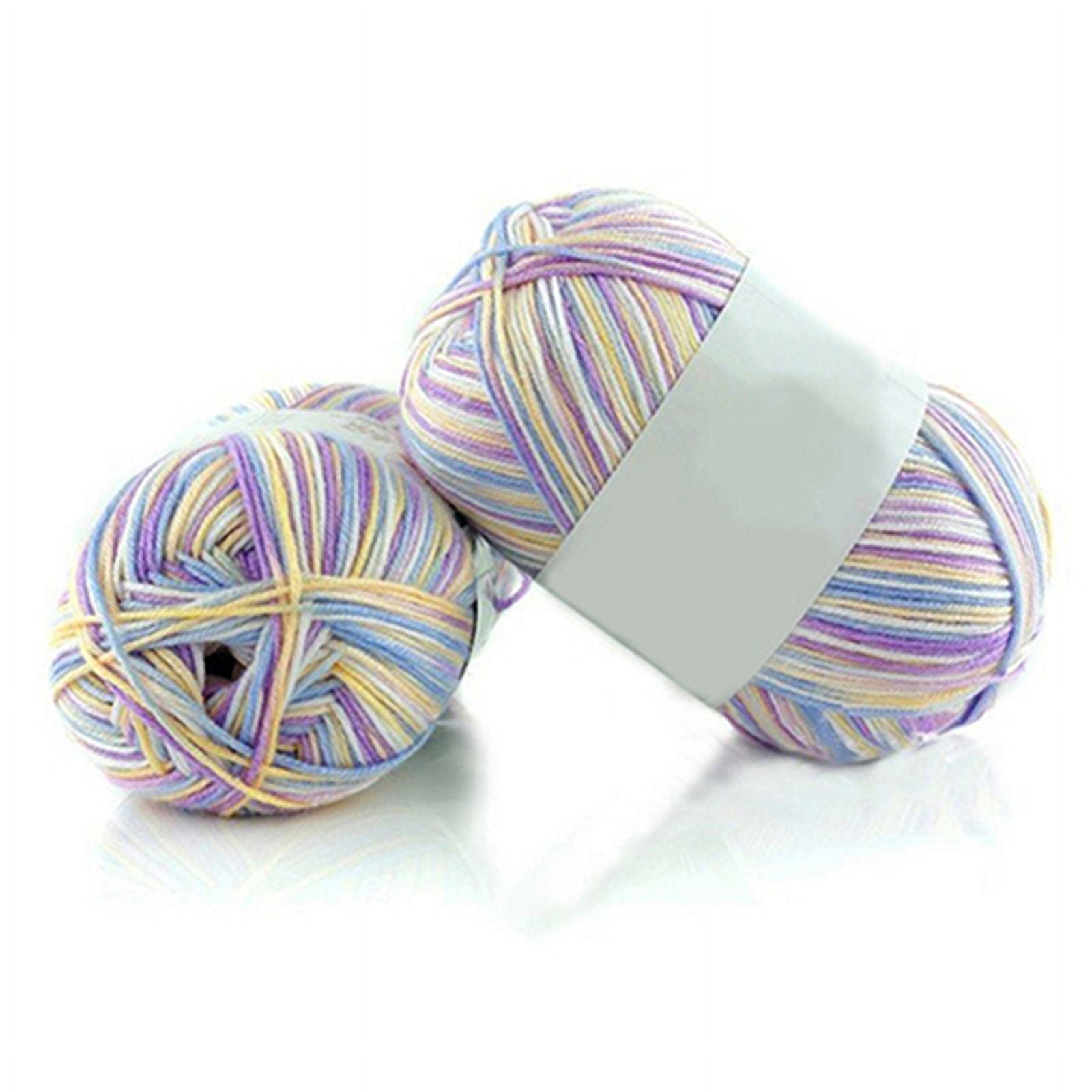 Ruanlalo 1Pc 50g Per Skein Soft Bamboo Crochet Cotton Knitting Baby ...
