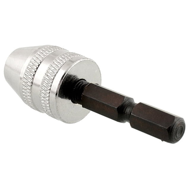 Ruanlalo 6mm 1/4 Inch Keyless Drill Chuck Adapter Silver Color Brick ...