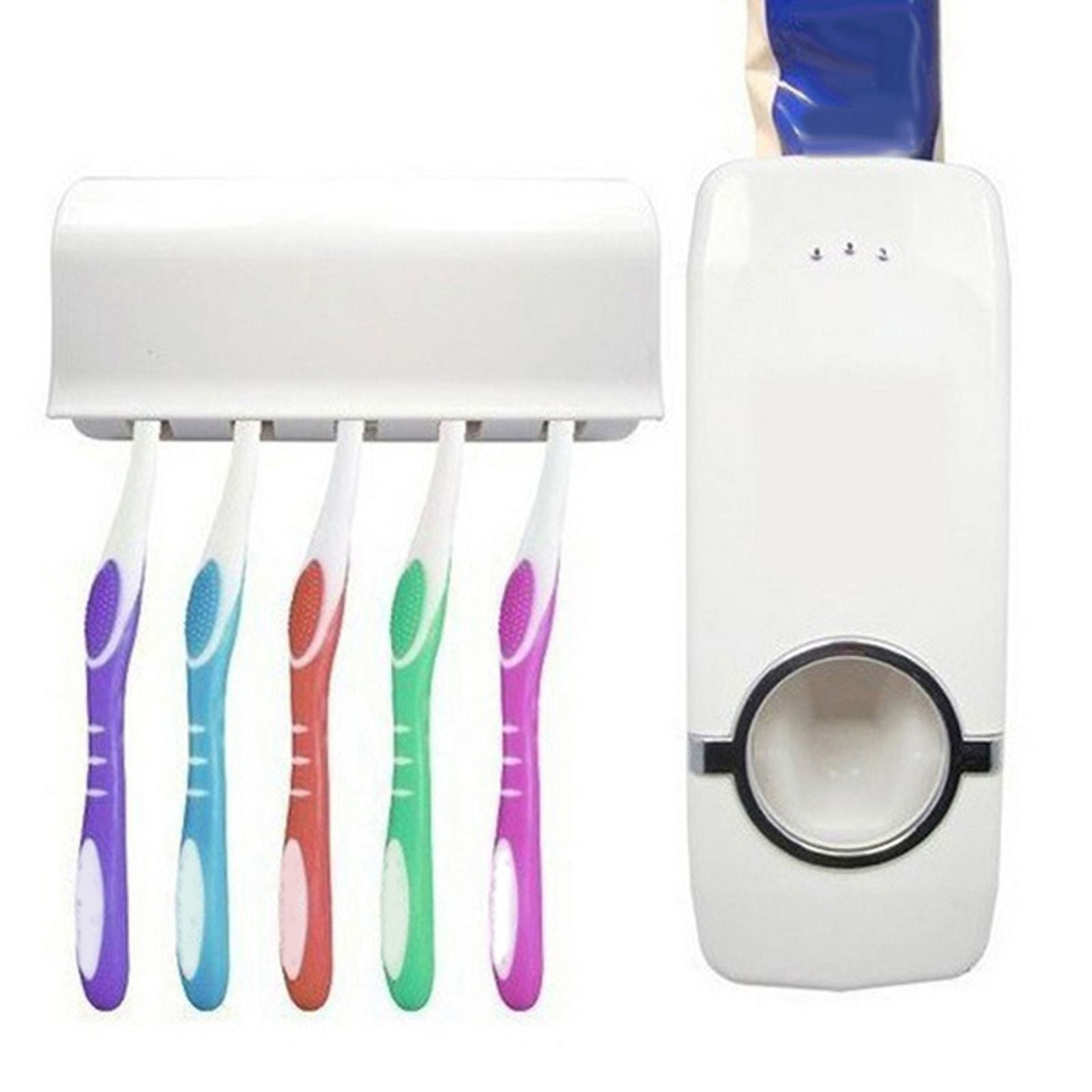 Ruanlalo Auto Automatic Toothpaste Dispenser Toothbrush Holder Set Home ...