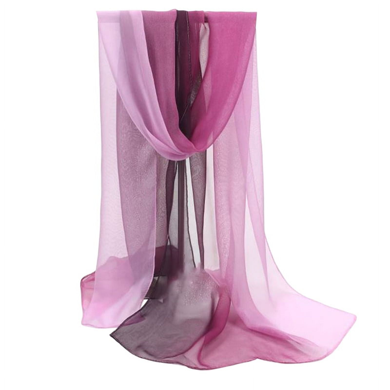 Ruanlalo Chiffon Scarf,Sunscreen Ultrathin See-through Rectangle ...