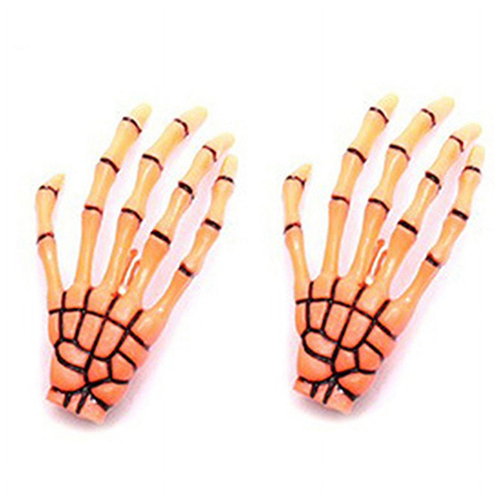 Ruanlalo Fashion Punk Skull Paw Hairpin Exaggerated Skull Bone Hand ...