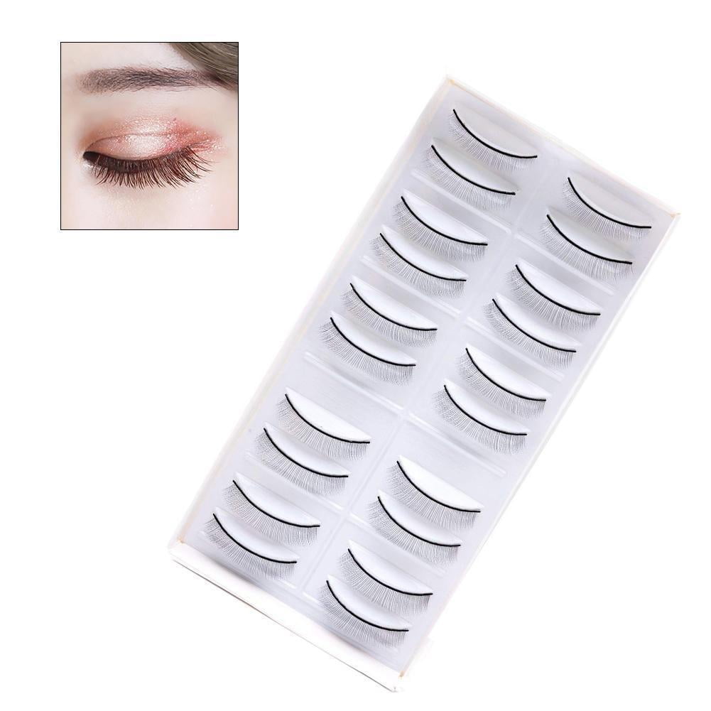 Ruanlalo Faux Eyelashes,10Pairs Artificial Fiber False Eyelashes ...