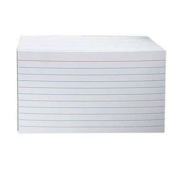 Business Source, BSN65263, Ruled White Index Cards, 100 per Pack ...