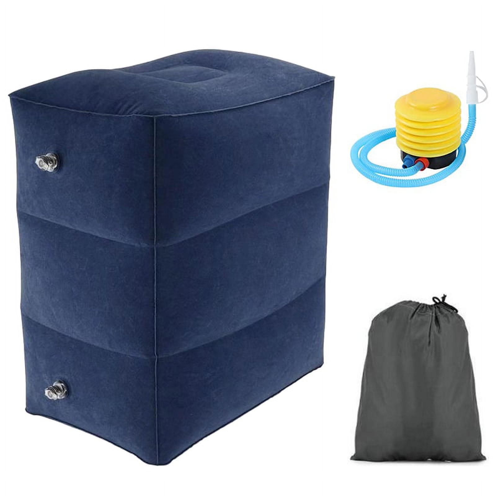 Ruanlalo Inflatable Foot Rest Pillow with Pump 3 Layers Portable ...