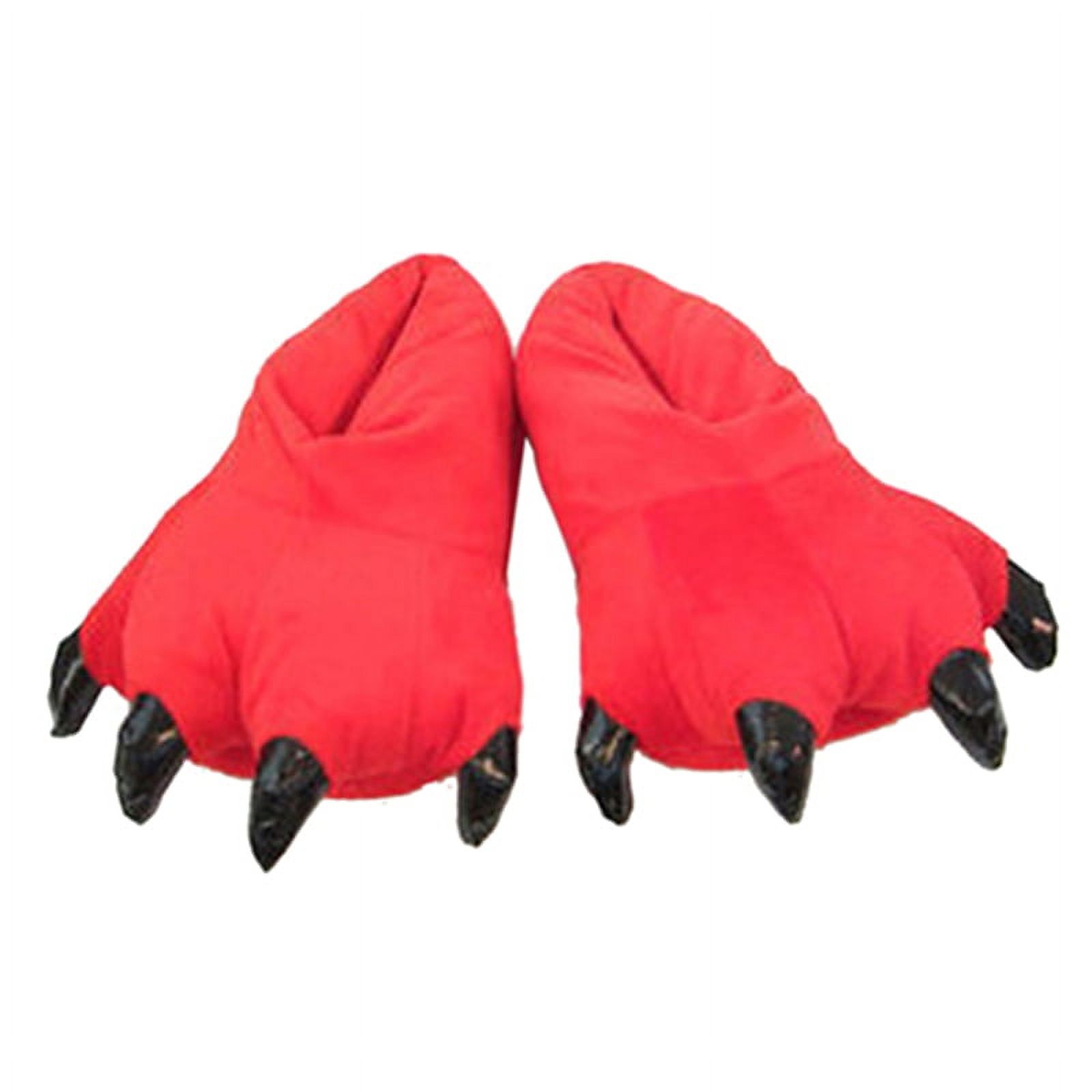 Ruanlalo Men Women Children Fashion Winter Cartoon Cute Animal Paw Claw ...