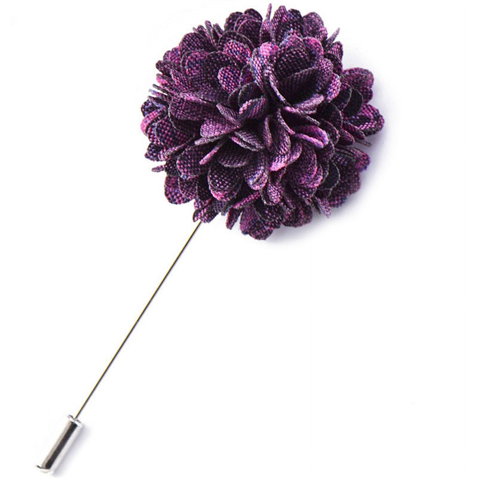 Ruanlalo Men’s Suit Tuxedo Flower Lapel Stick Pin Brooch Wedding Party ...