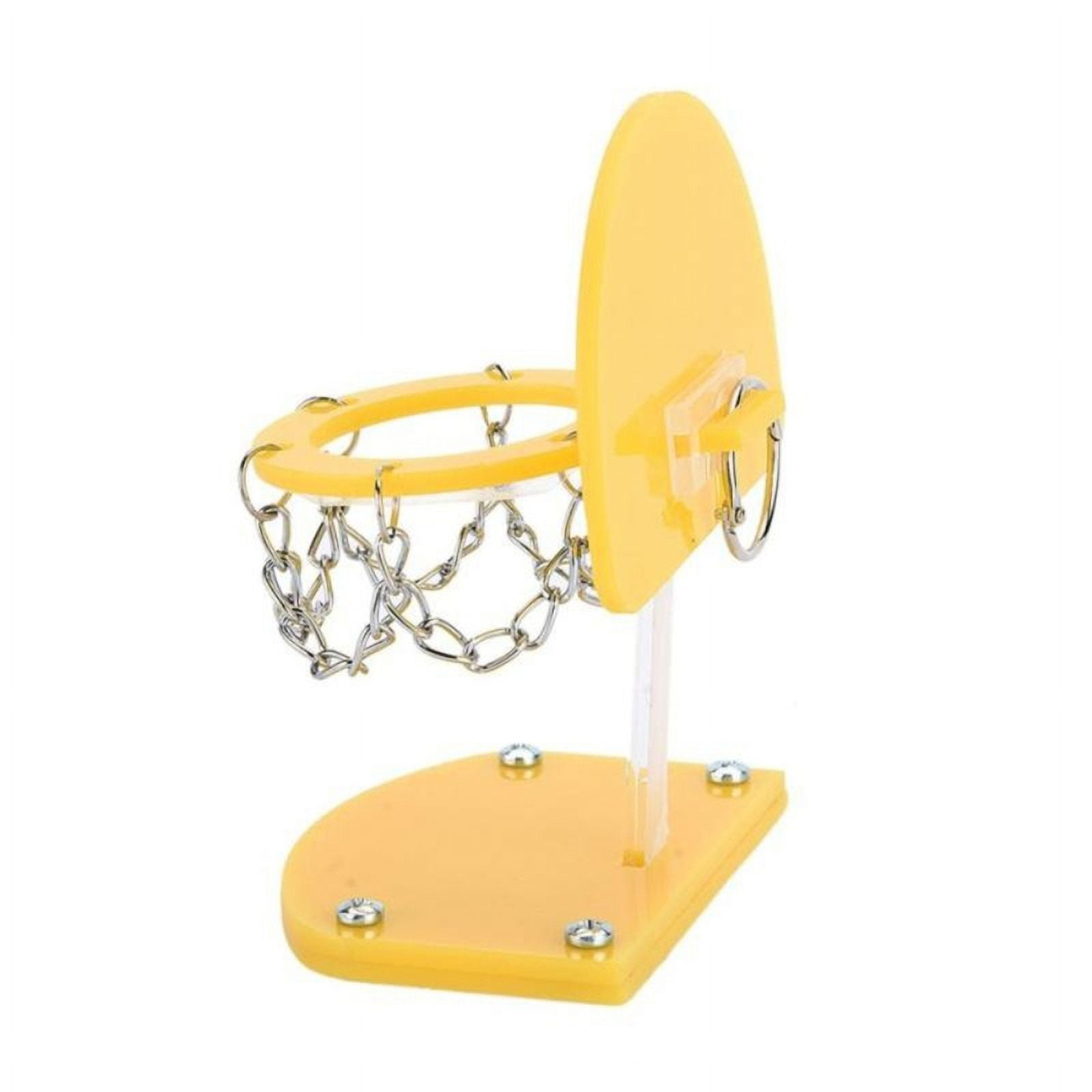 Ruanlalo Mini Basketball Stands Hoop Pet Bird Parrot Toys Parakeet ...