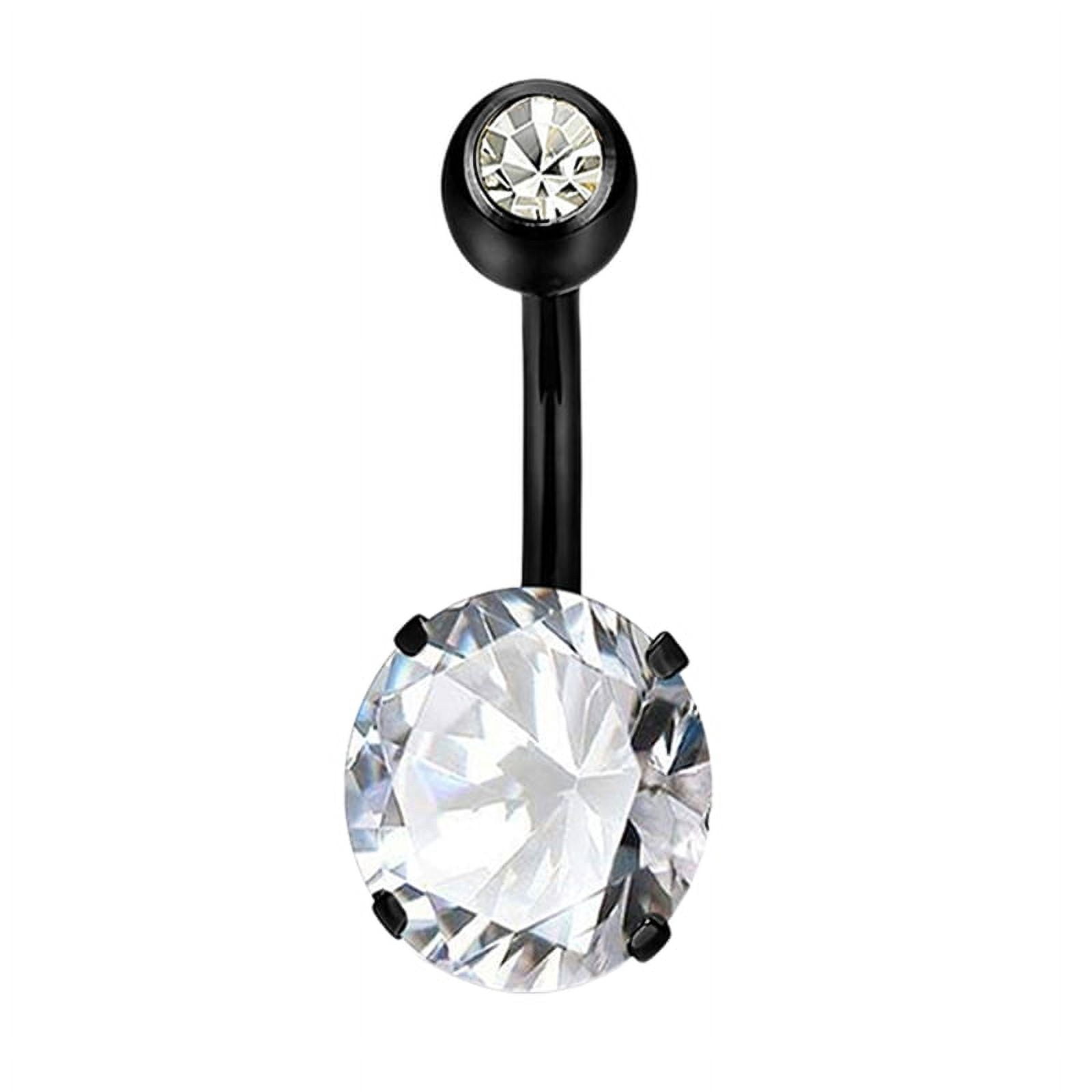 Ruanlalo Navel Ring Cute Comfortable Smooth Surface Navel Body Jewelry ...