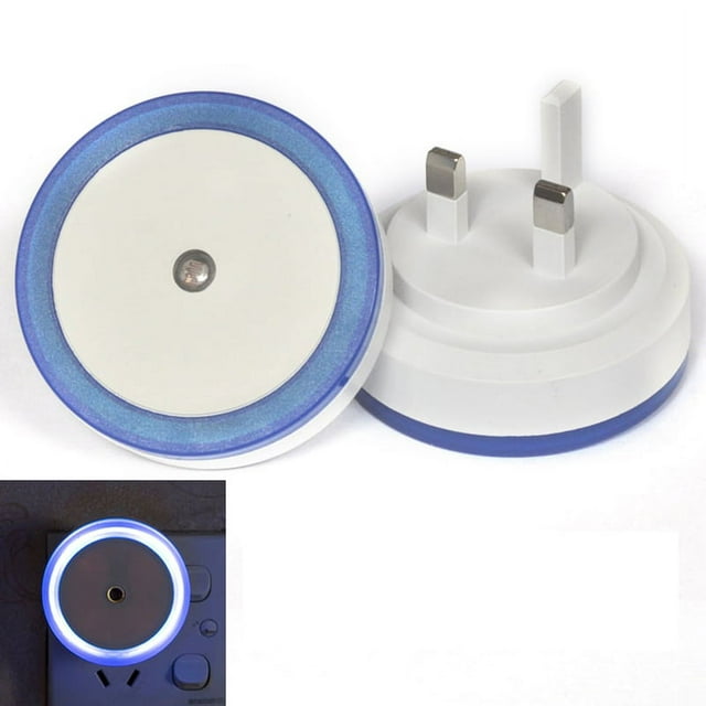 Ruanlalo Round Wall Plug-in LED Light Sensor Home Cabinet Bedroom ...