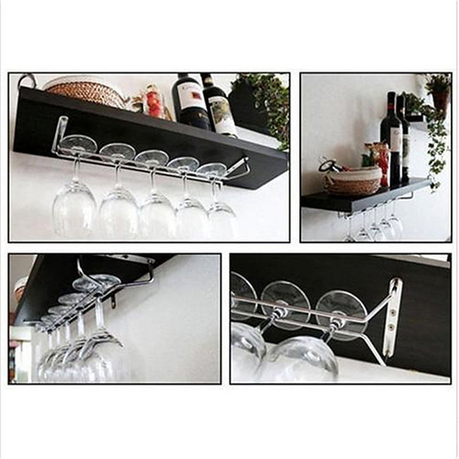 Ruanlalo Stainless Steel Cabinet Wine Glass Rack Kitchen Dining Bar ...