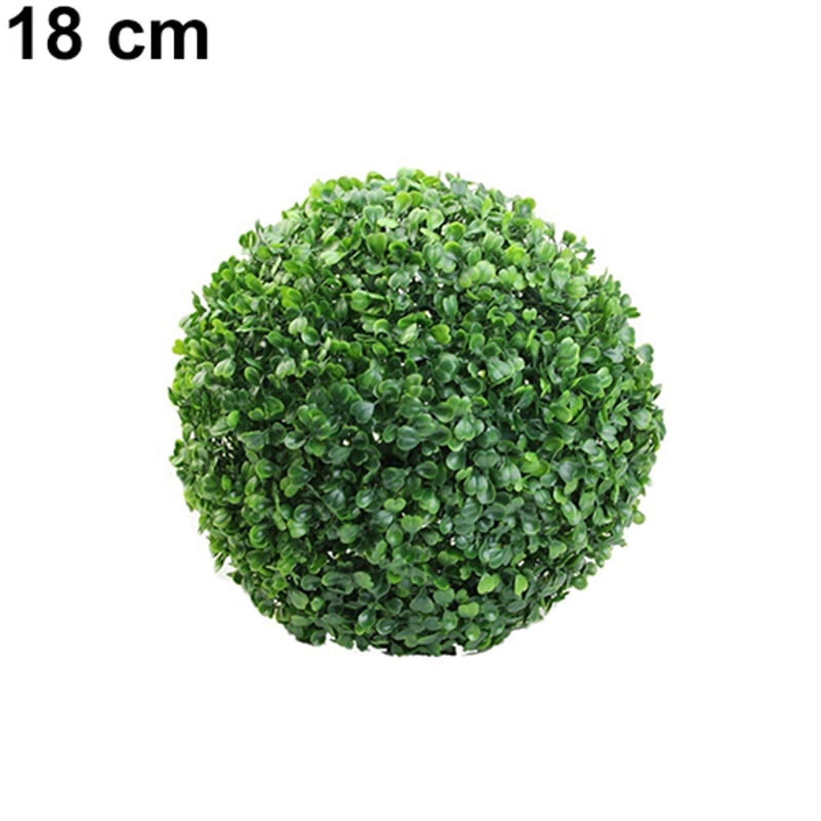 Ruanlalo Topiary Ball Vivid Verdant Plastic Tear Resistant Faux Plant ...