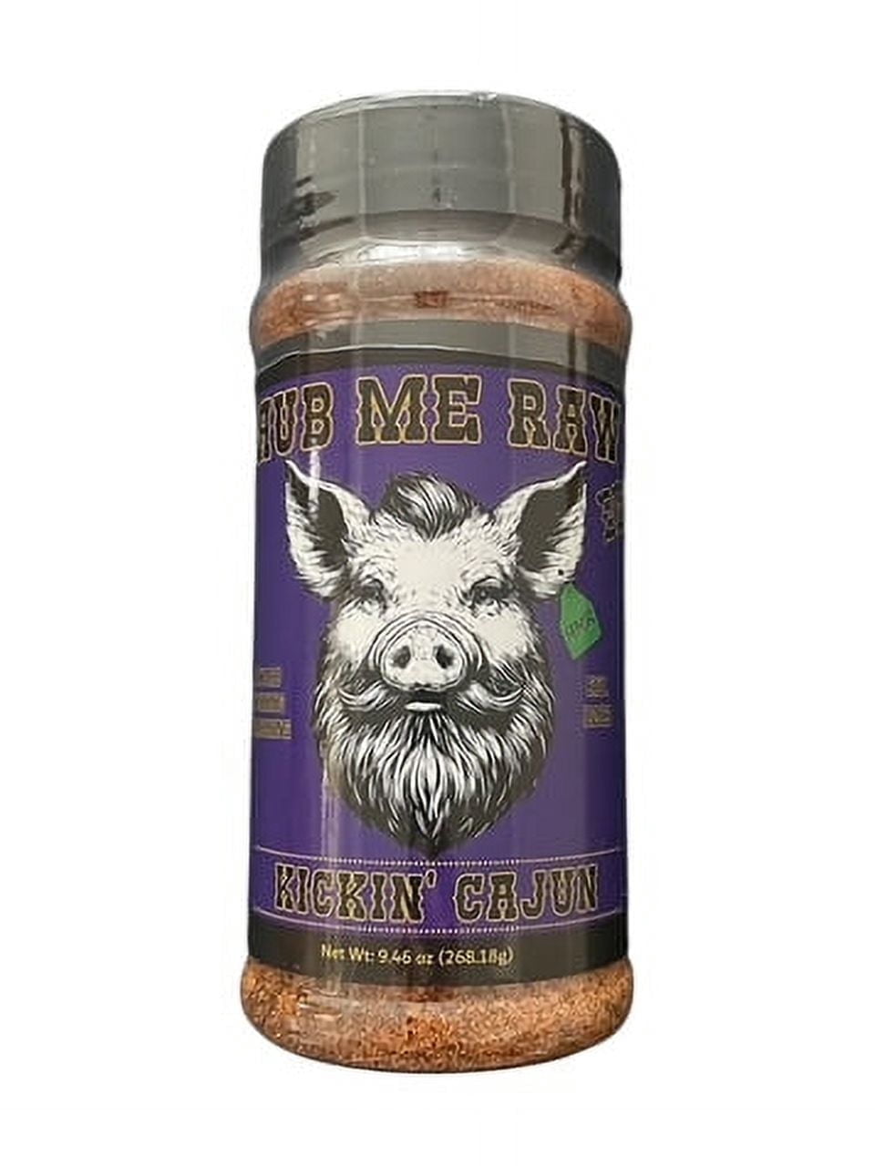 Rub Me Raw BBQ Kickin Cajun Shrimp Seasoning, 9.46 oz, No MSG, No ...