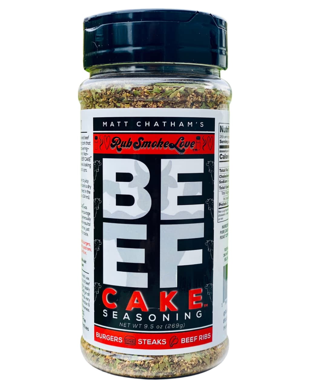 Rub Smoke Love Beef SSF20 Cake BBQ Seasoning - Seasoning and BBQ Rub ...