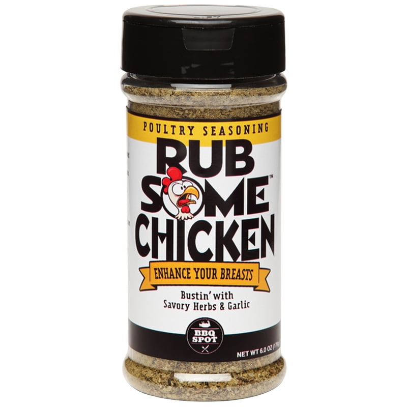 RUB SOME CHICKEN Savory Herbs and Garlic Seasoning Rub, 6 oz - Walmart.com