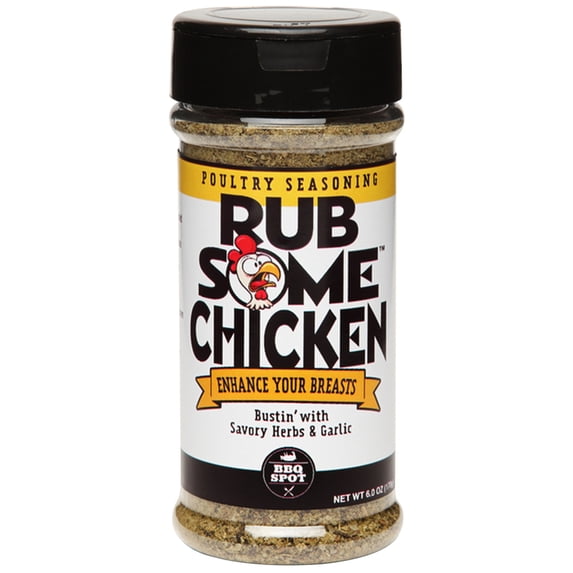 RUB SOME CHICKEN Savory Herbs and Garlic Seasoning Rub, 6 oz - Walmart.com