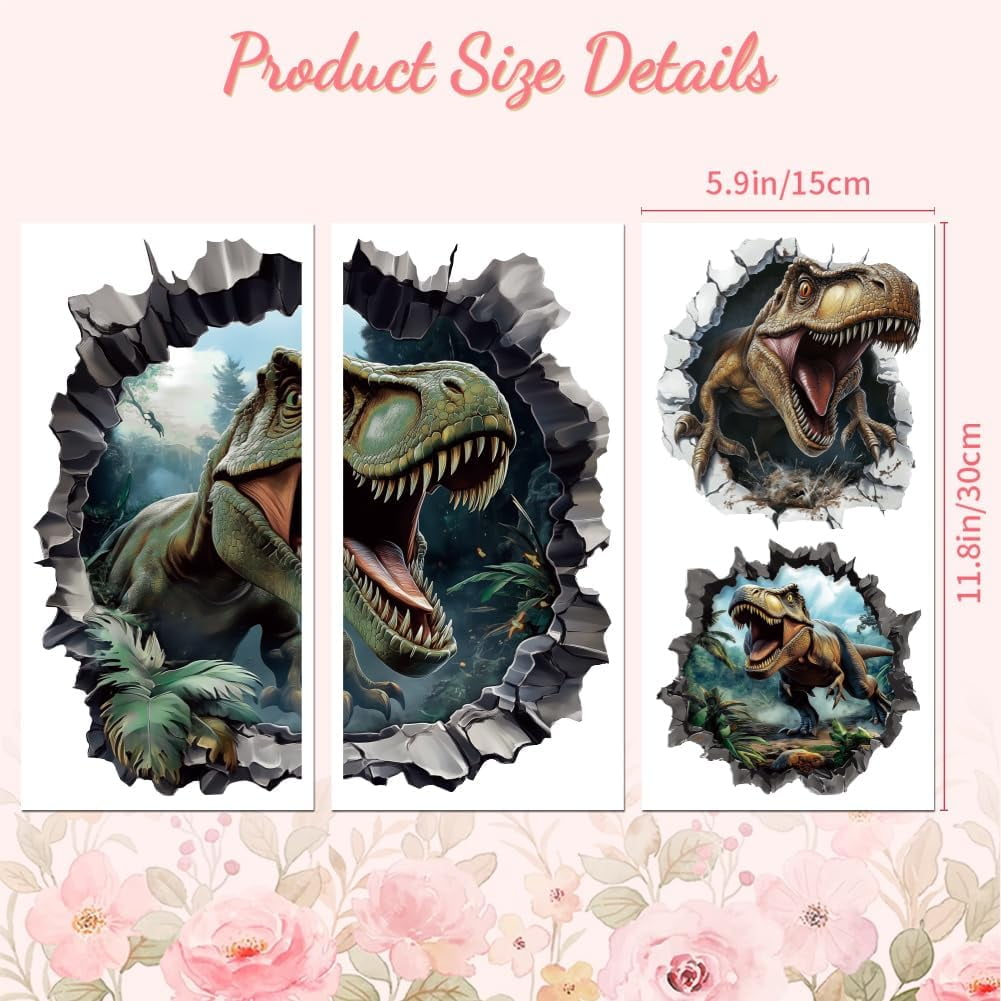 Rub on Transfer Decal Sticker for Furniture Craft Decor 6"x12" 3D Hole ...