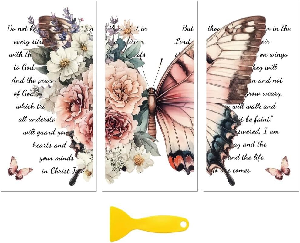 Rub on Transfer Decal Sticker for Furniture Craft Decor 6"x12" Bible ...