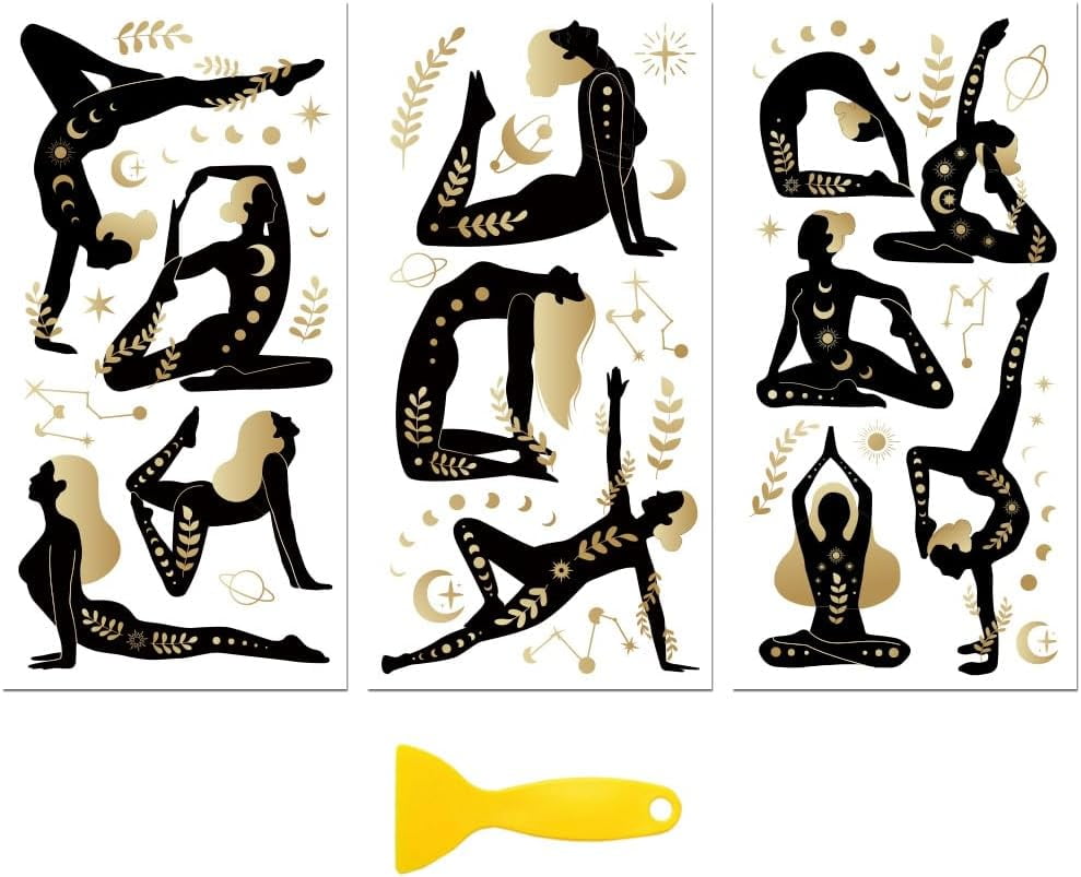 Rub on Transfer Decal Sticker for Furniture Craft Decor 6"x12" Black ...