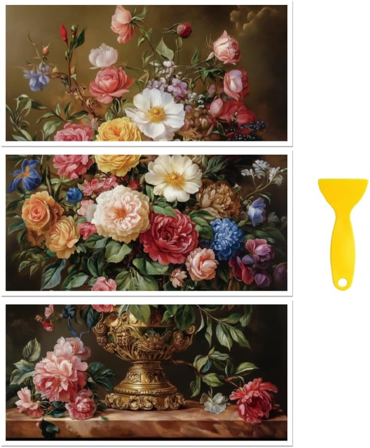 Rub on Transfer Decal Sticker for Furniture Craft Decor 6"x12" European ...