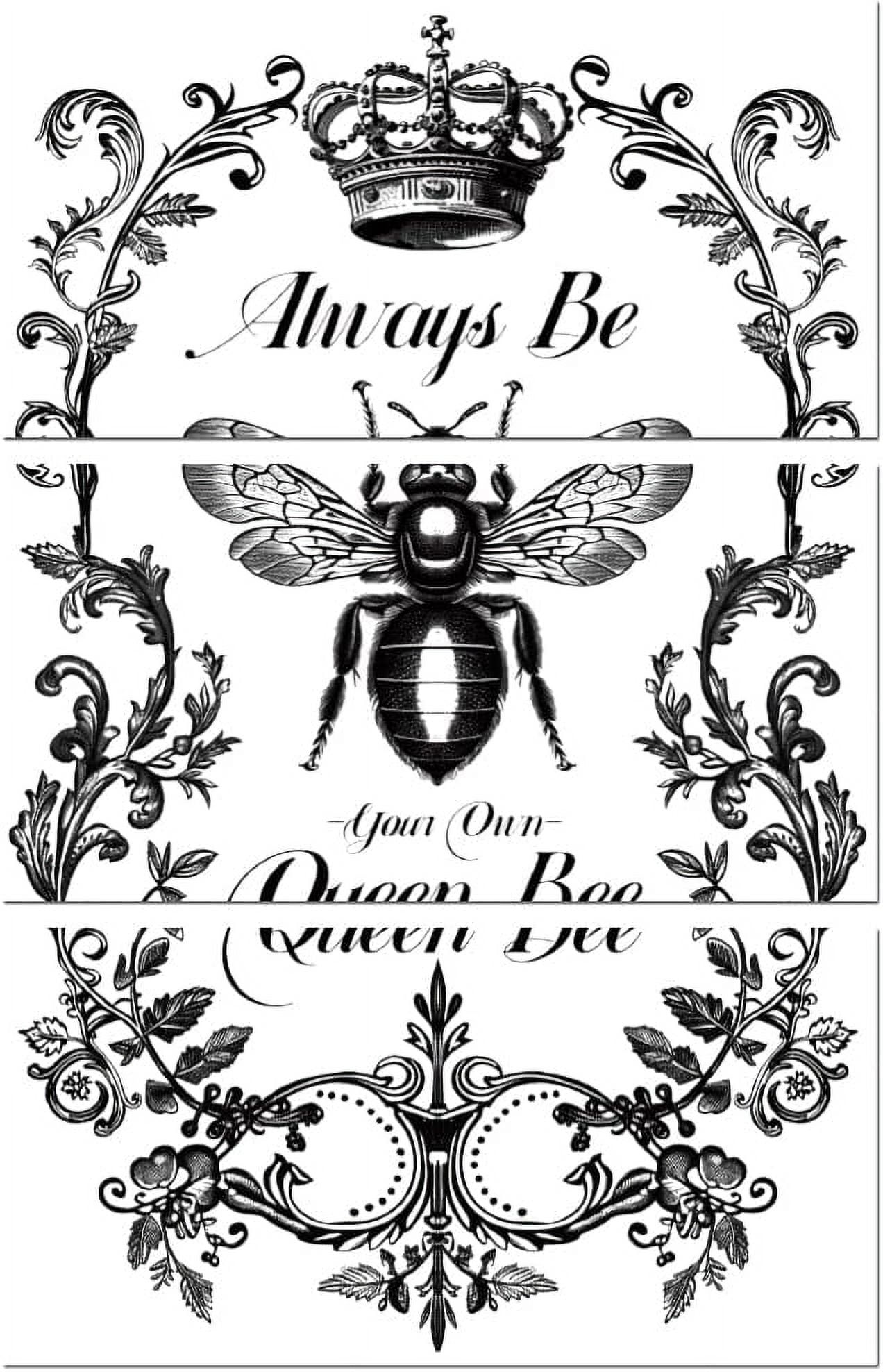 Rub on Transfer Decals for Furniture Crafts Decor Vintage Black and ...