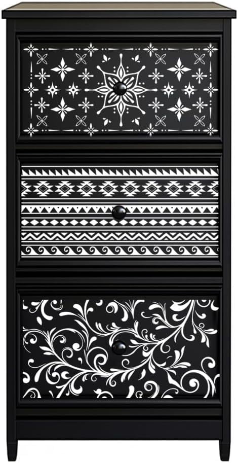 Rub on Transfer Decals for Furniture Crafts Decor Vintage White ...