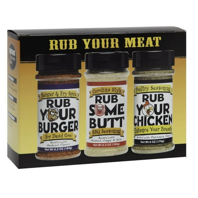 3 Pack BBQ Spot Barbecue Rub Some Burger Butt and Chicken Seasoning ...