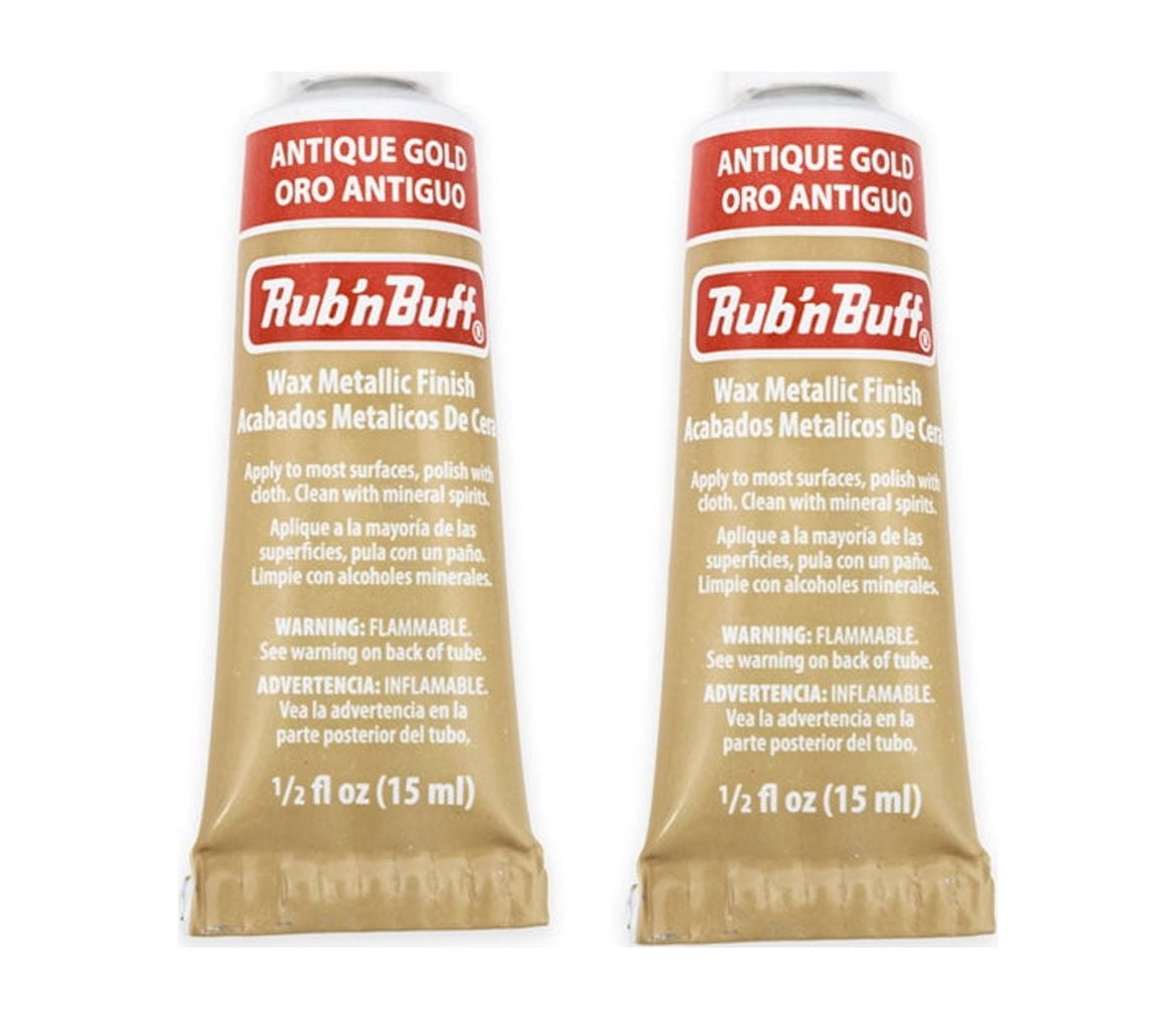 JewelrySupply, Rub 'n Buff Metallic Antique Gold, 1/2oz, Crafts Finish ...