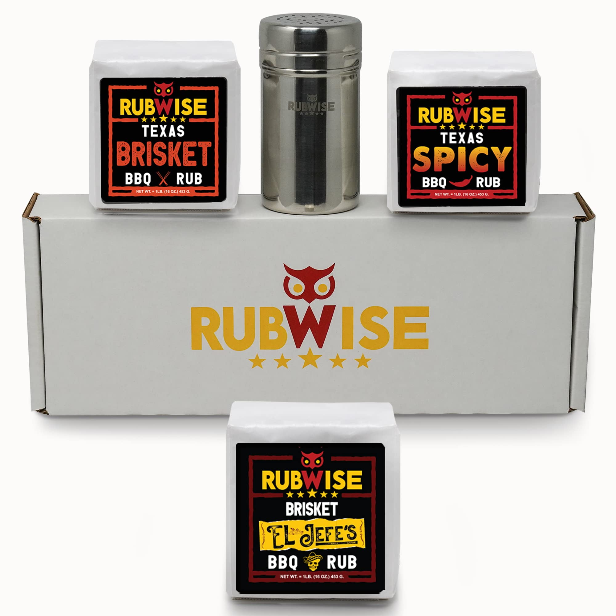 RubWise BBQ Brisket Rub TGF4 Seasoning Gift Set (3 bags) - Barbecue ...